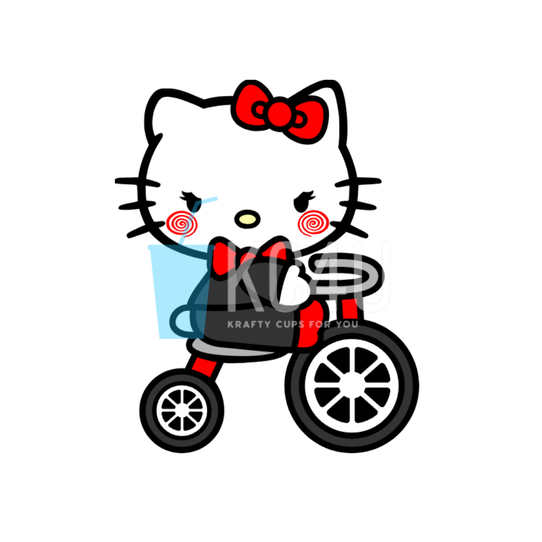 Kitty Jigsaw Decal Krafty Cups 4 U